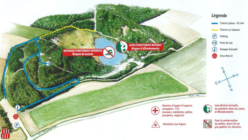 Le site naturel du Lac Bleu – Watten