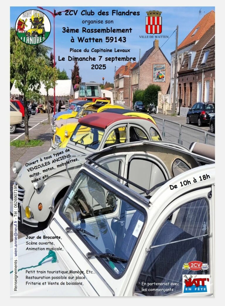 2025-09-07 3e rassemblement 2CV Club des Flandres Watten – Watten