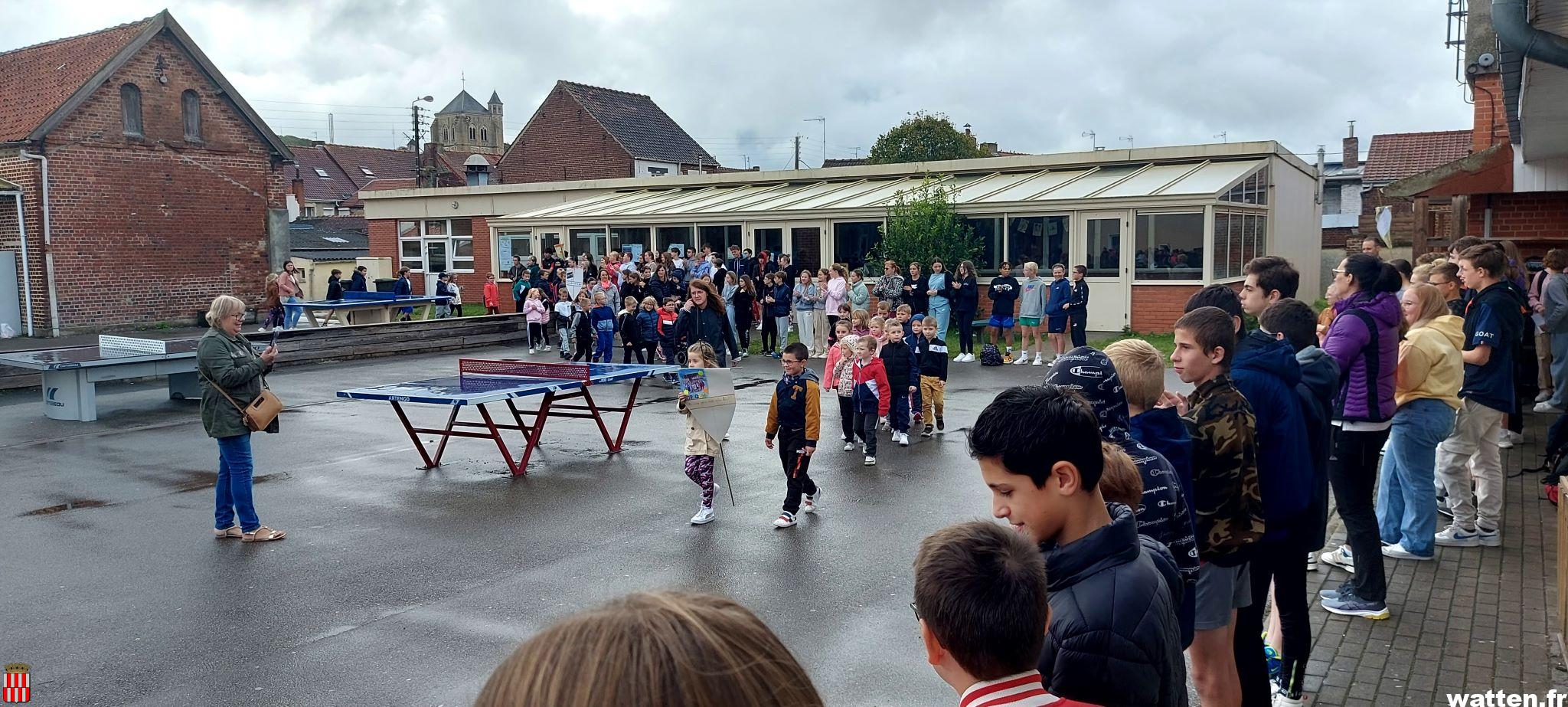Lancement des jeux olympiques à l’institution du Sacré-Cœur – Watten